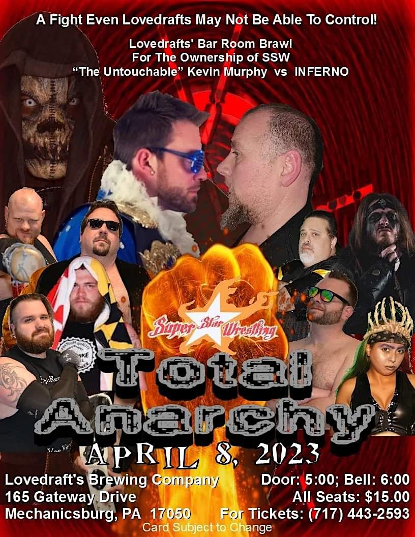 SSW Total Anarchy Wrestling Event, Lovedraft's Brewing Company ...
