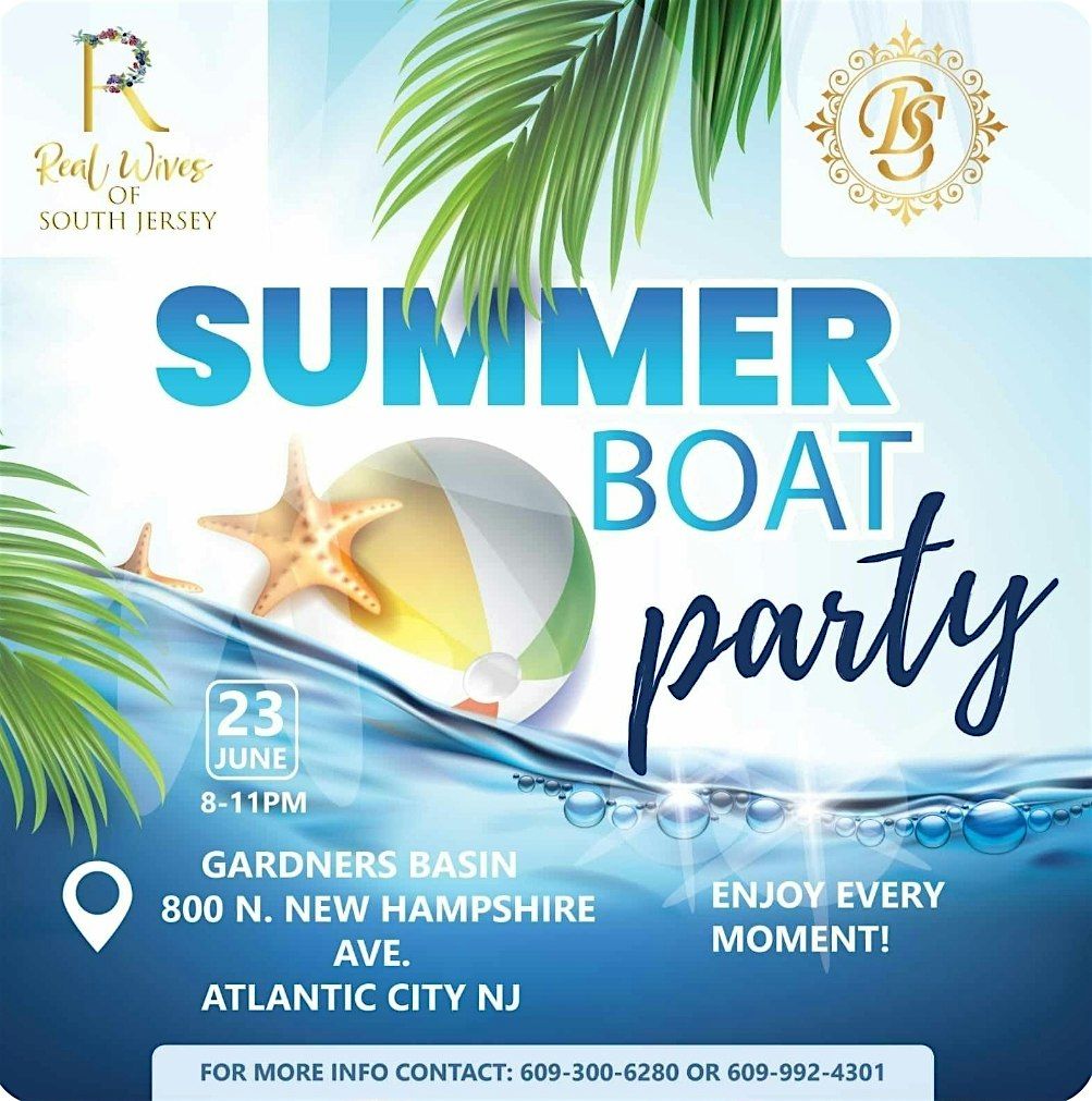Summer Miami Vibe Boat Party, Gardner's Basin, Atlantic City, 23 June ...