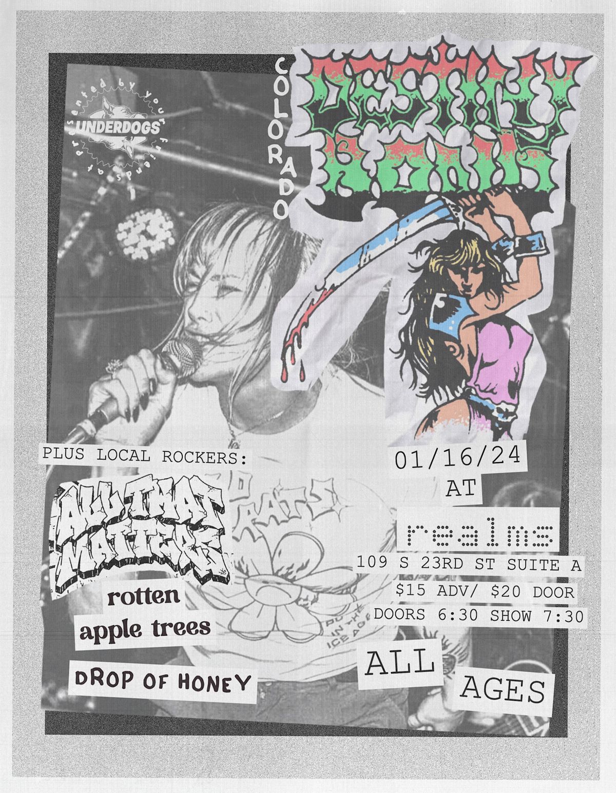 DESTINY BOND, ALL THAT MATTERS, ROTTEN APPLE TREES, DROP OF HONEY ...