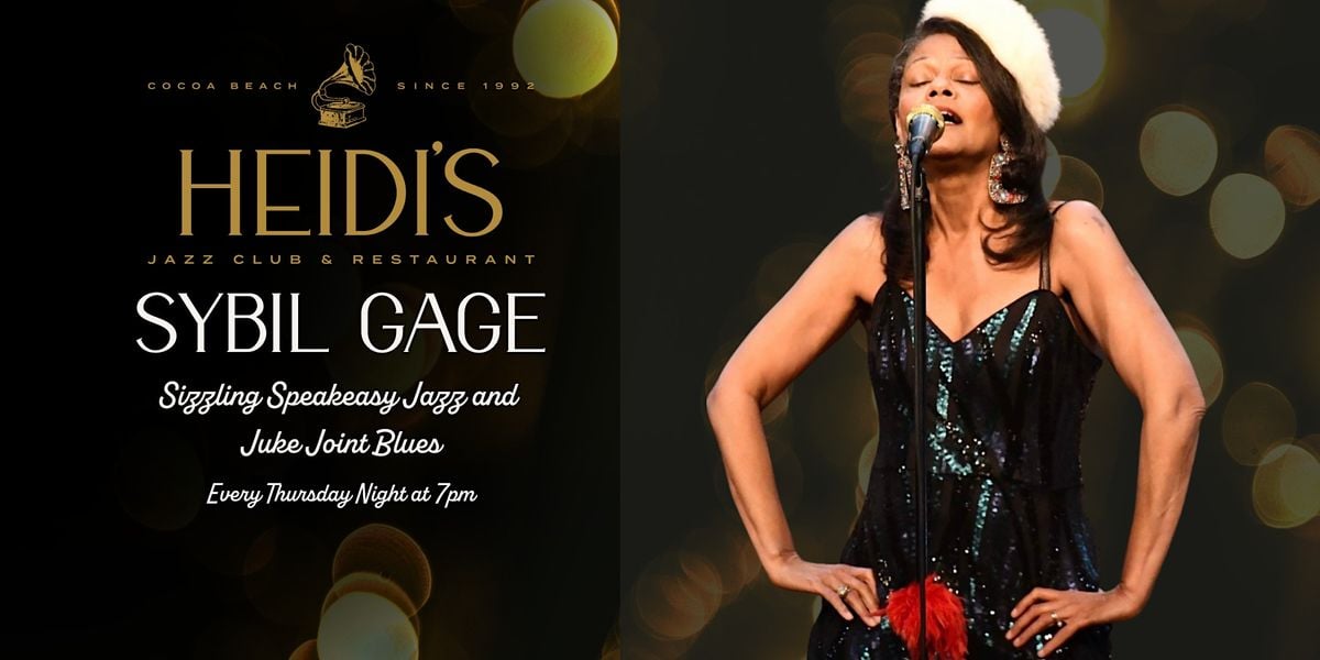 Sybil Gage | Sizzling Speakeasy Jazz and Juke Joint Blues, Heidi's Jazz ...