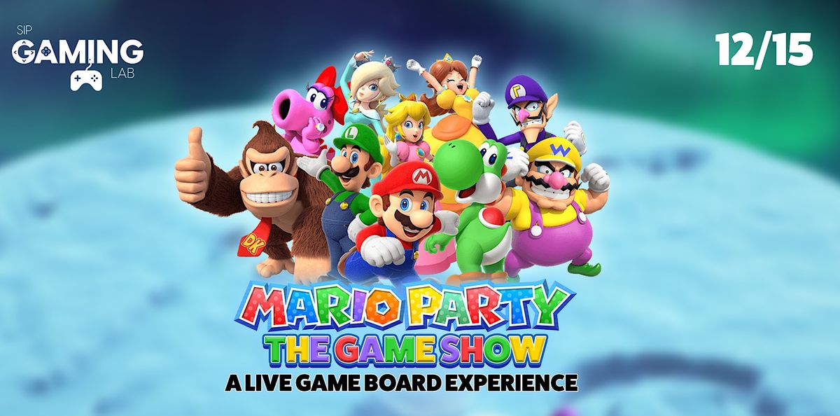 Mario Party: The Gameshow + Ugly Sweater Contest!, Sip Studios JC ...