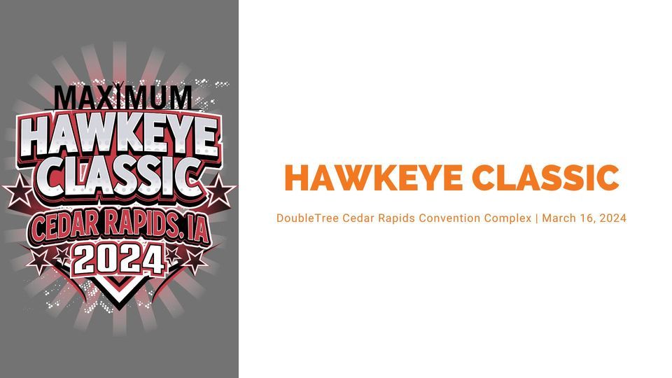Hawkeye Classic, DoubleTree by Hilton Cedar Rapids Convention Complex ...