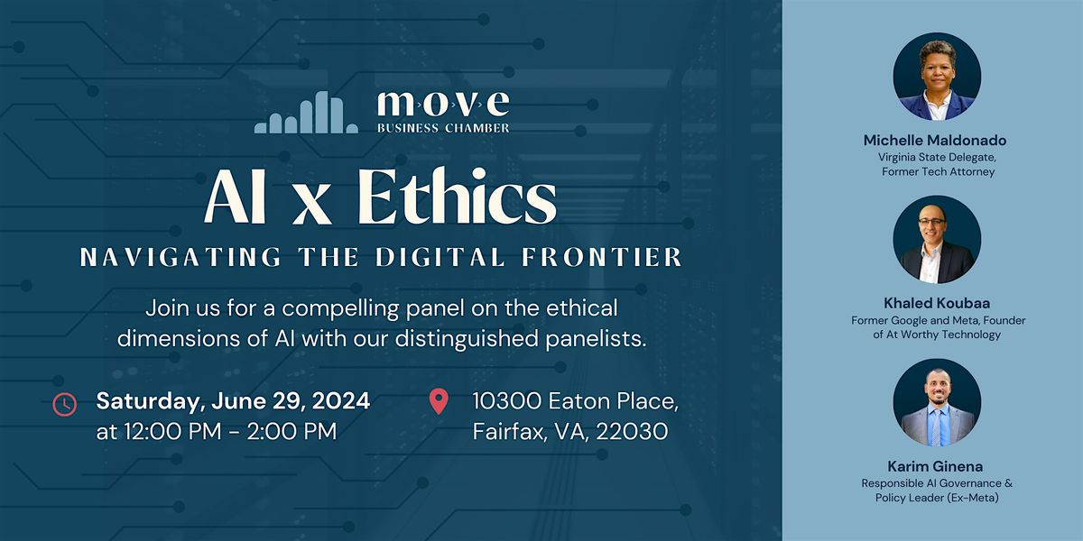 AI x Ethics: Navigating the Digital Frontier, 10300 Eaton Pl, Fairfax ...