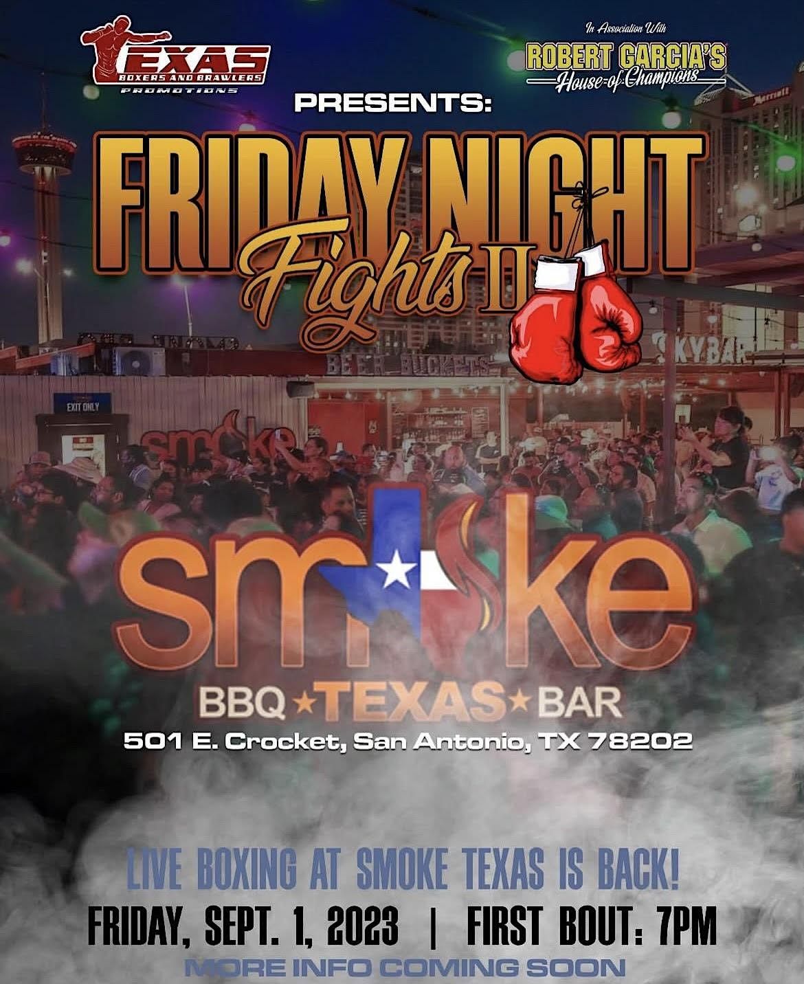 Friday Night Fights - Texas Boxers and Brawlers, Boeing Center at Tech ...