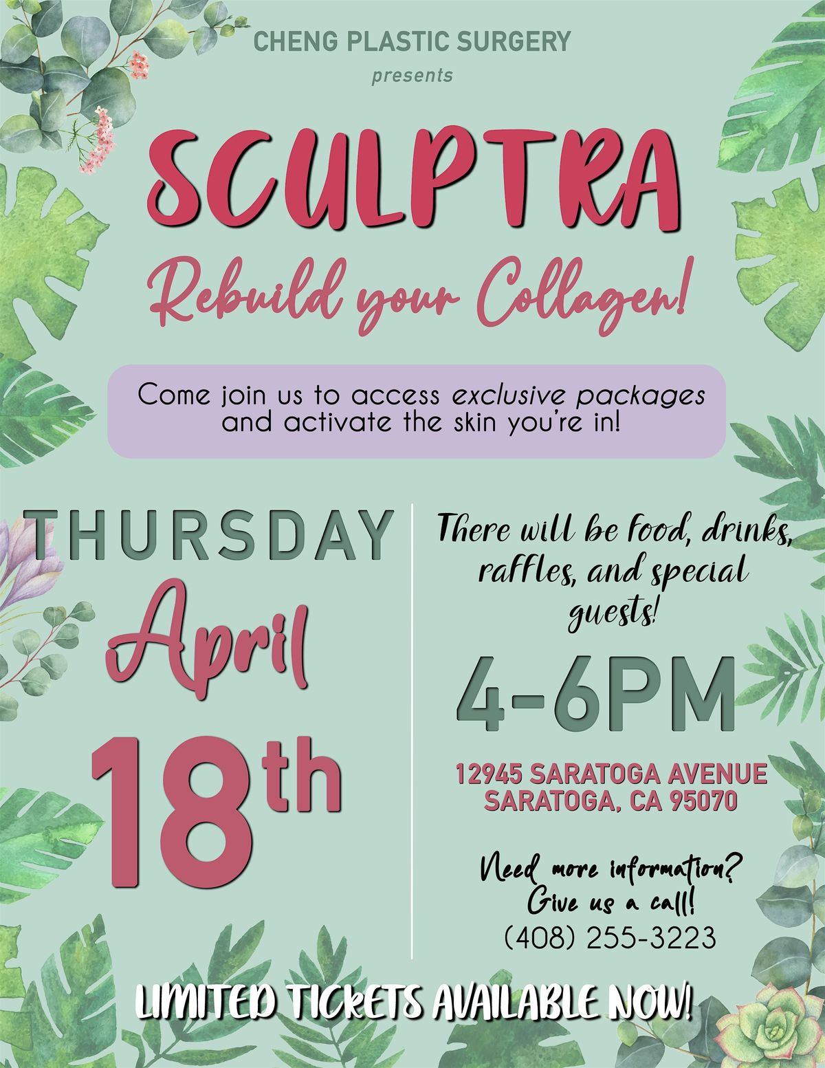 Rebuild Your Collagen!, 12945 Saratoga Avenue, 18 April 2024 | AllEvents