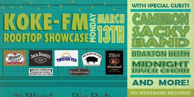 KOKE-FM Rooftop Showcase at The Blind Pig Pub, The Blind Pig Pub ...