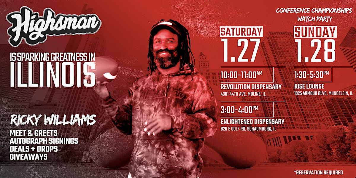 Highsman, the Cannabis Brand from NFL Legend, Ricky Williams, Launch ...