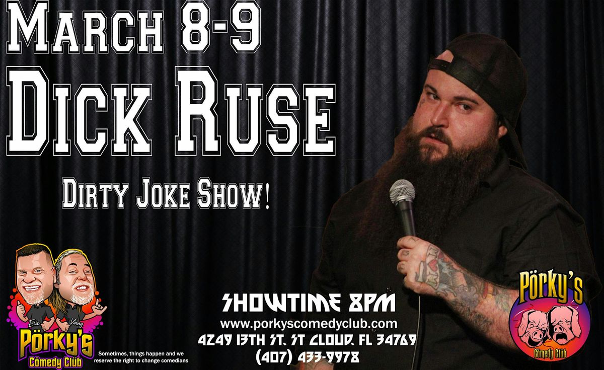 Dick Ruse 2024, Porky's Comedy Club & Jimmy Bear's BBQ, St. Cloud, 9 ...