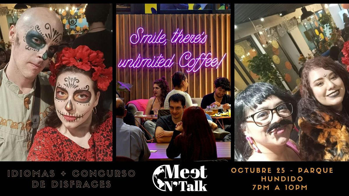 Meet n Talk // Intercambio de idiomas + disfraces, Chez Vous #Timecafé ...