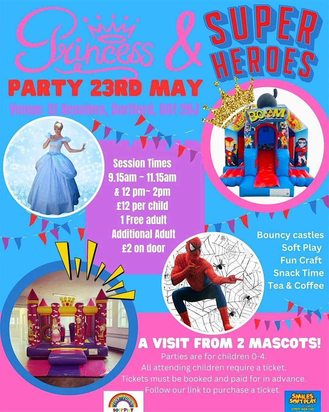 Princess and Superhero Party Stay and Play Session, St Anselm's Church ...