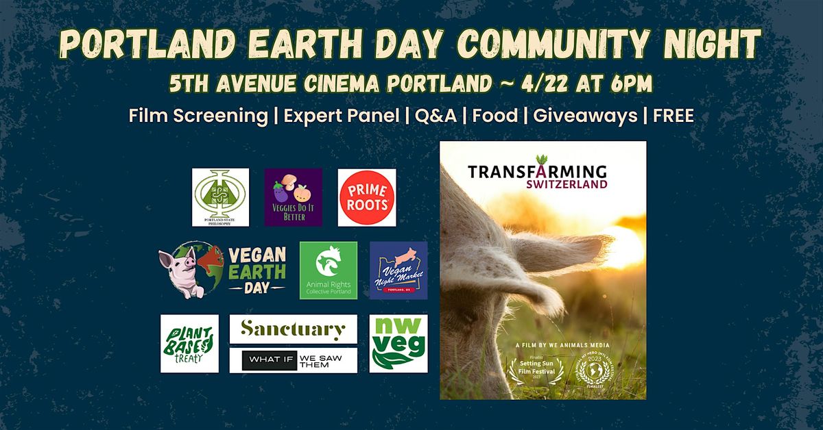 Portland Earth Day Community Event, 5th Avenue Cinema, Portland, 22 ...
