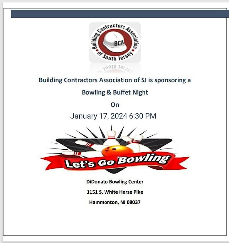Bowling & Buffet for Veterans and family, 1151 S White Horse Pike ...