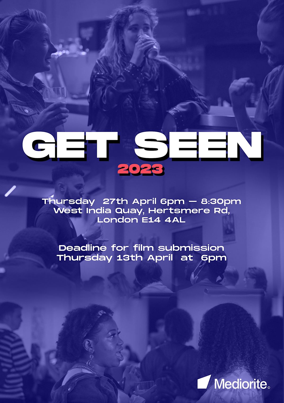 Get Seen Film Screening 2023, Cineworld Cinema West India Quay, London ...