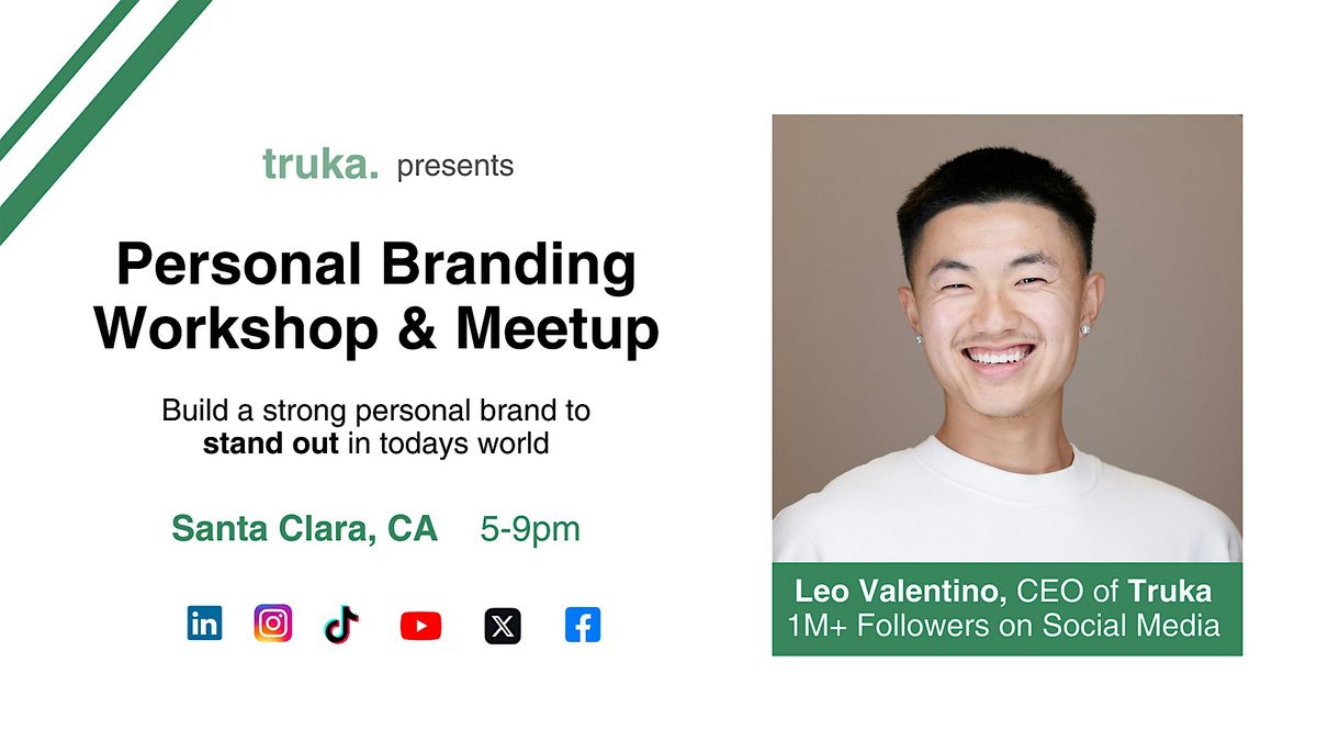 Personal Branding Workshop & Meetup, Santa Clara Venue, 8 February 2024 ...