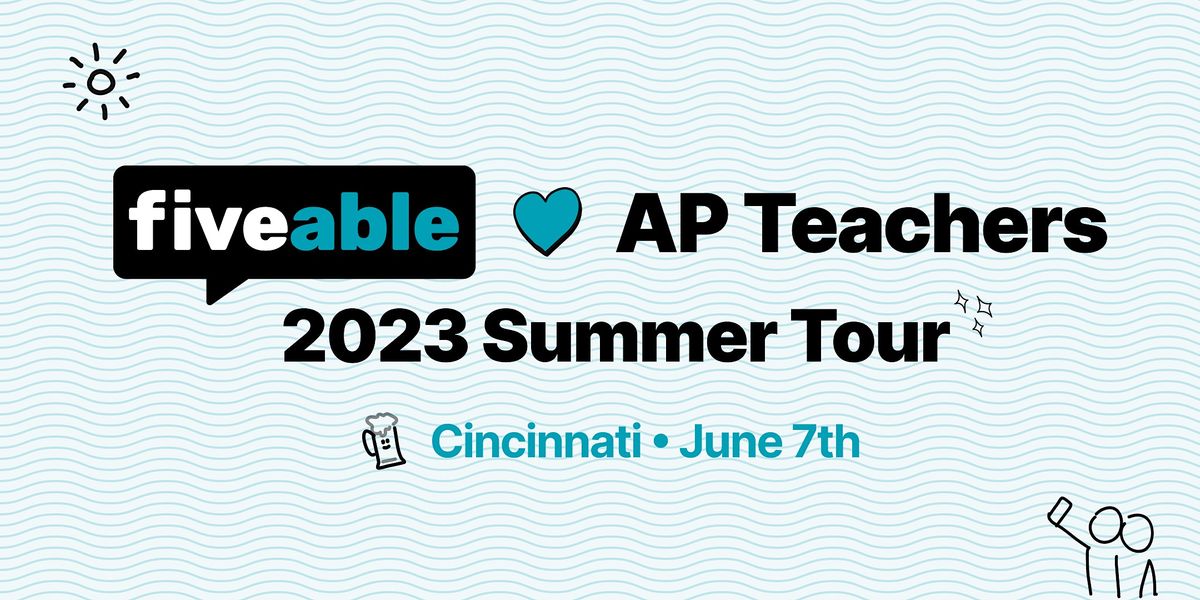 Fiveable Hearts AP Teachers Tour: Cincinnati 6/7, Igby's, Cincinnati, 7 ...