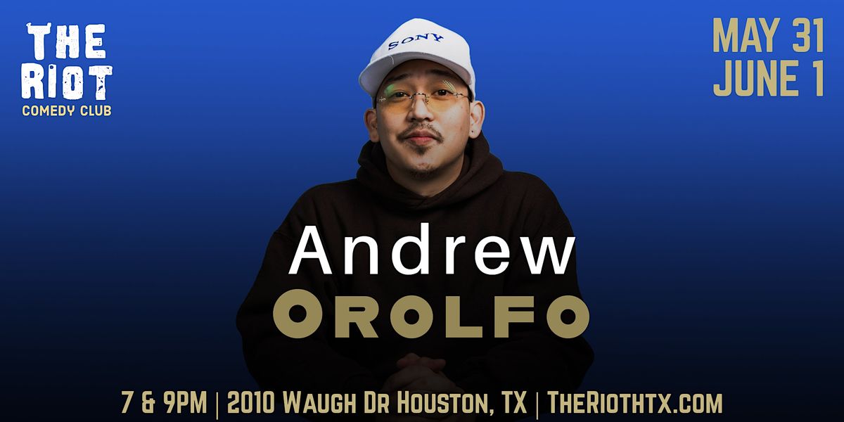 The Riot Comedy Club presents Andrew Orolfo (Comedy Central, Netflix ...