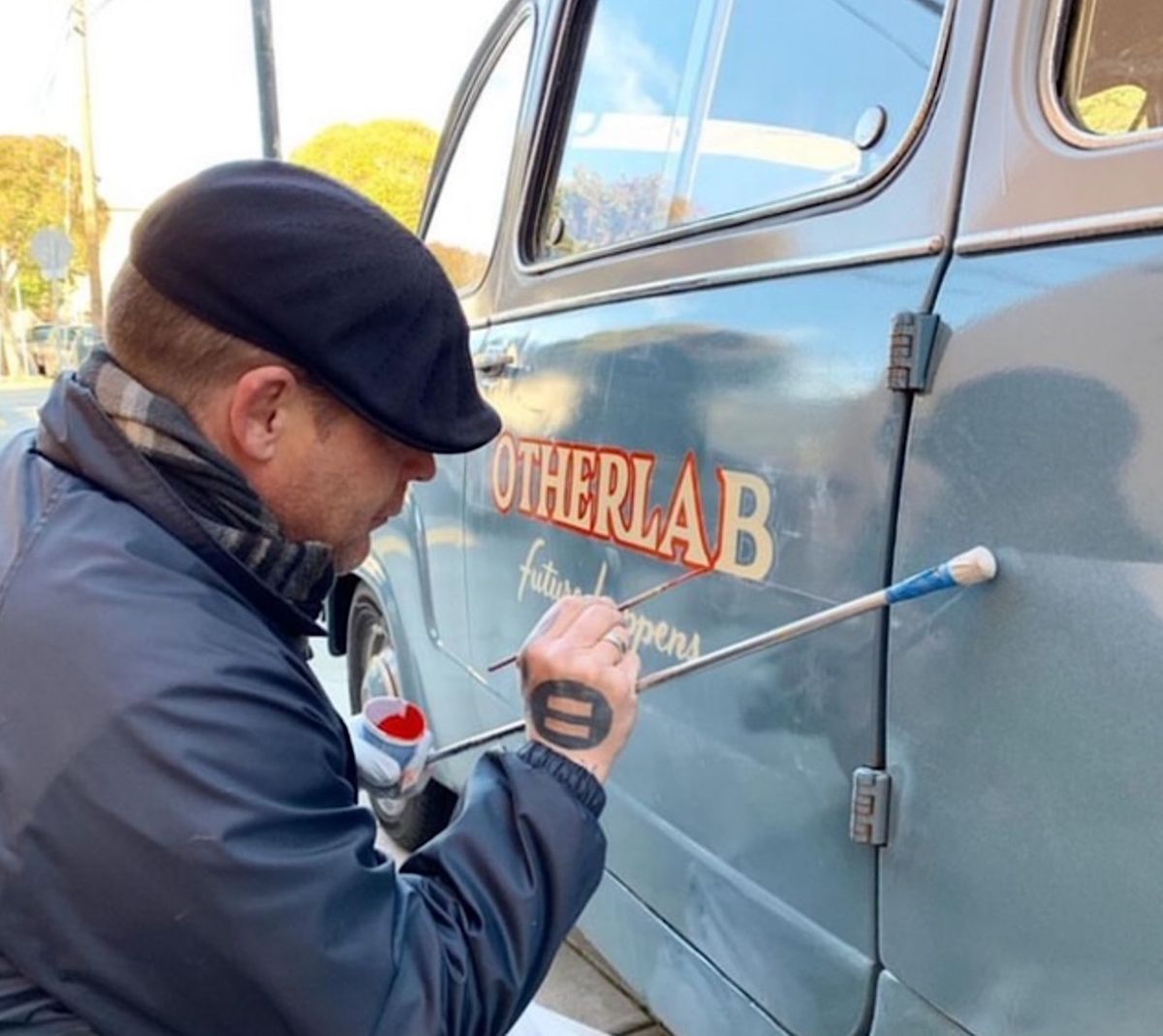 Brush Lettering +Sign Painting Demo with David Benzler at Nicks Cove ...