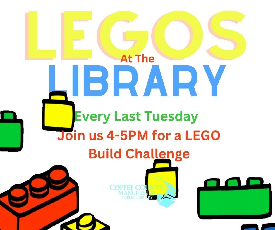 LEGOS at the Library, Coffee County Manchester Public Library, 30 ...