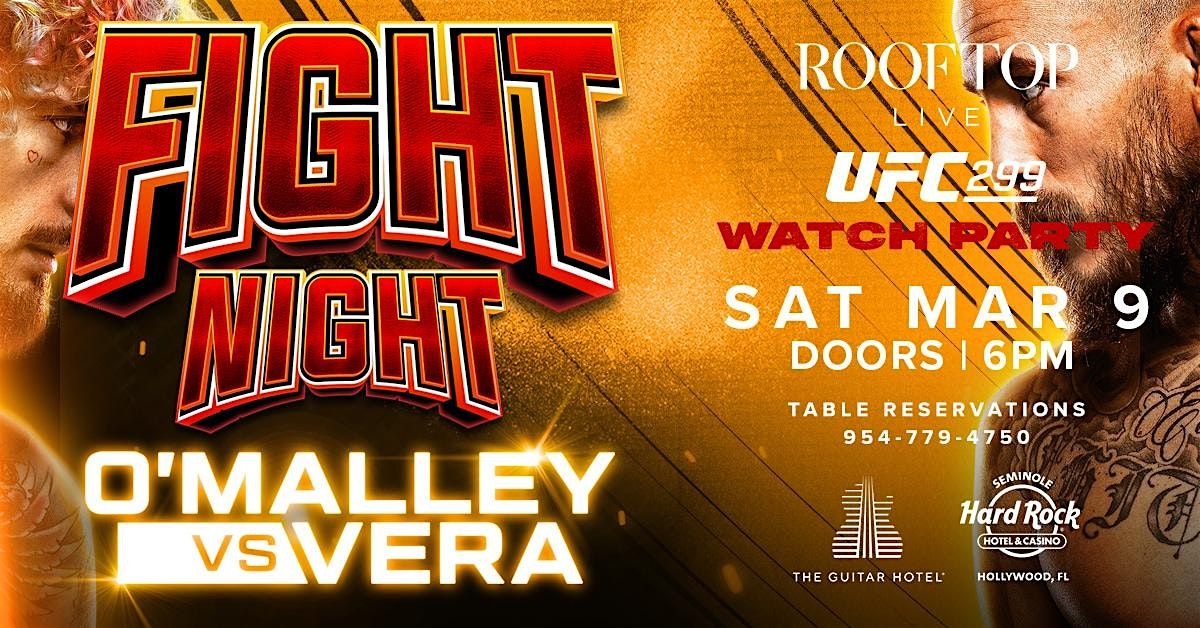 Fight Night Watch Party at Hard Rock Rooftop Live, Rooftop Live ...