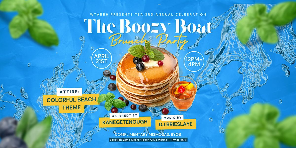 Tea Boozy Brunch Party, Hidden Cove Park and Marina, Frisco, 21 April ...