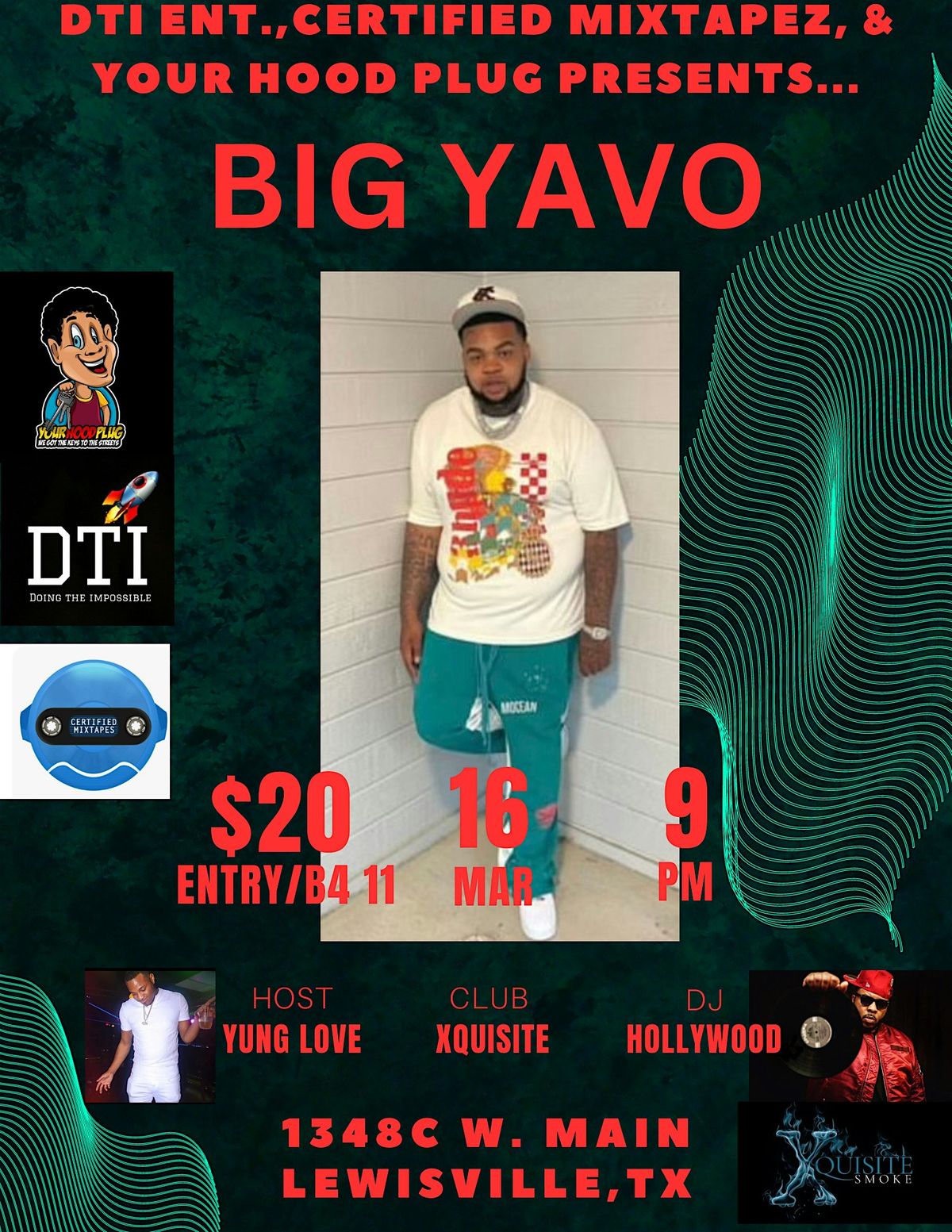 DTI ENT./CERTIFIED MIXTAPES/YOUR HOOD PLUG presents...BIG YAVO ...