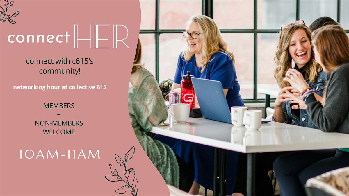 connectHER: network hour with C615, Collective615, Nashville, 9 July 2024 | AllEvents