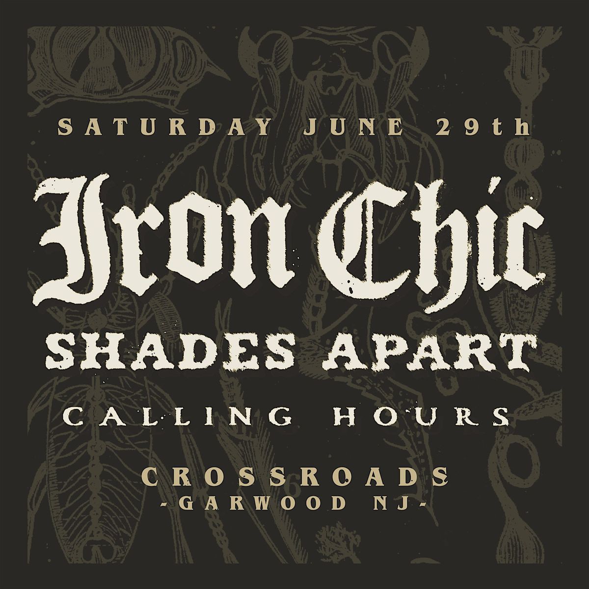 Iron Chic w/ Shades Apart & Calling Hours, Crossroads, Garwood, 29 June ...