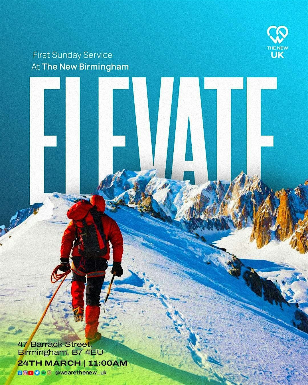 Elevate - Birmingham Tribes Sunday Service, Birmingham, UK, 24 March 2024 | AllEvents