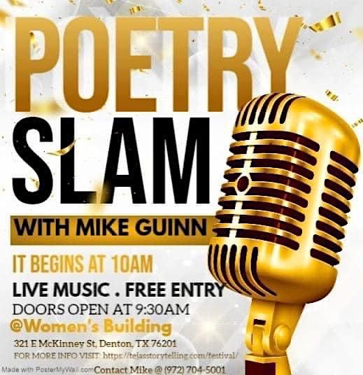 Texas Poetry Slam (Free), Woman's Club Building, Oakland Street, Denton ...