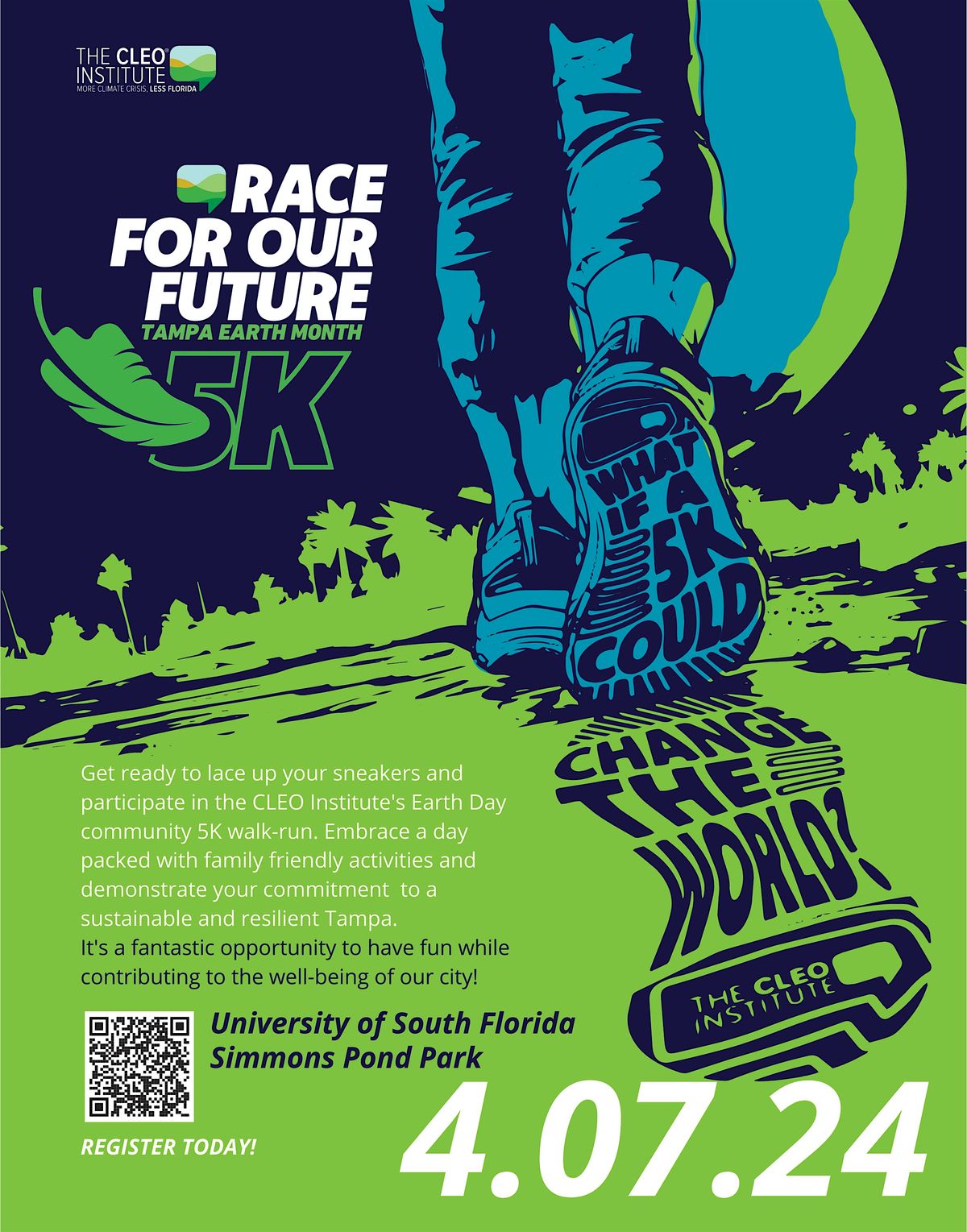 RACE FOR OUR FUTURE - Tampa Earth Month 5K, Simmons Park, Tampa, 7 ...