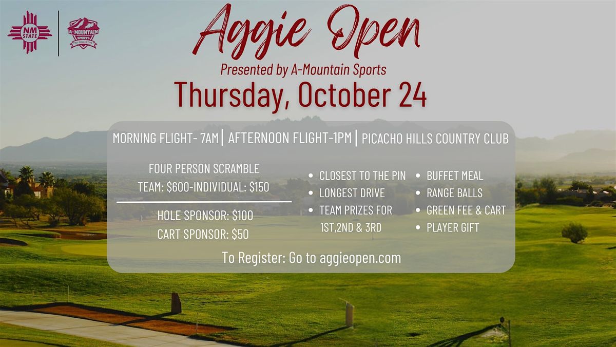 Aggie Open, Picacho Hills Country Club, Las Cruces, 24 October 2024 ...
