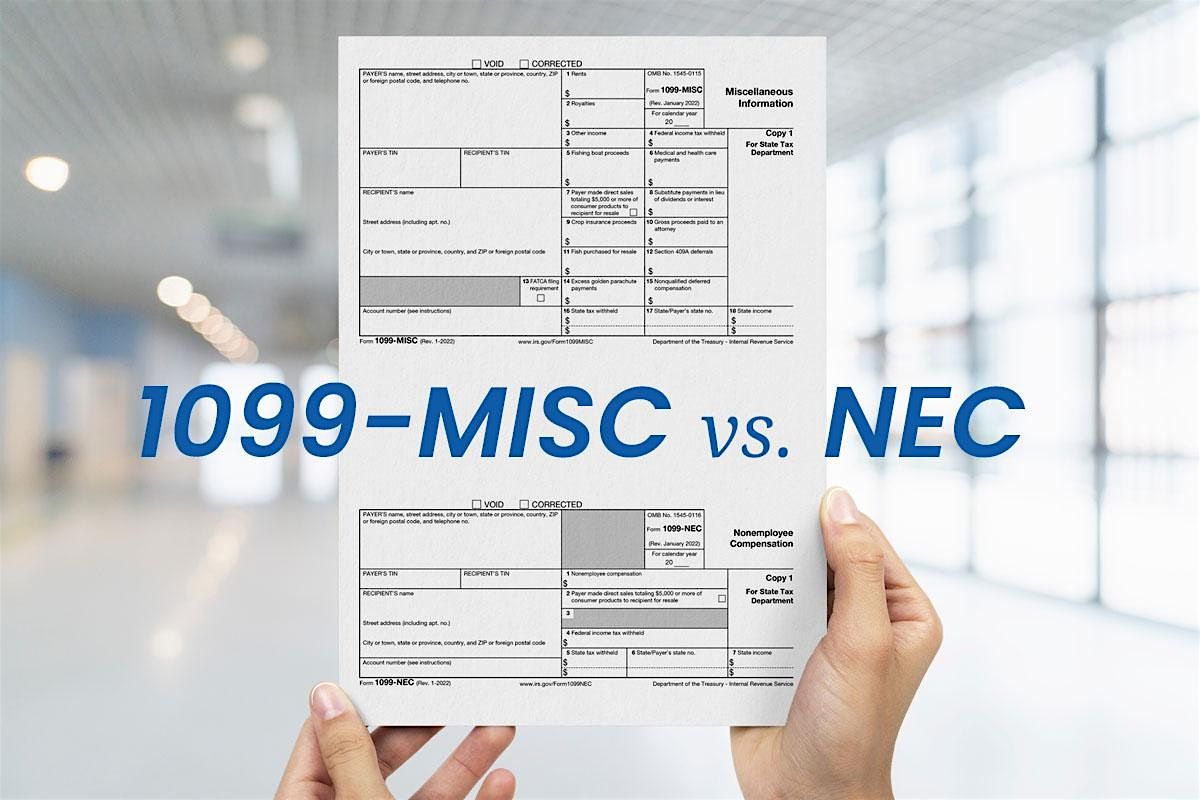 Form 1099-MISC and 1099-NEC Compliance Update, March 27 2024 | Online ...