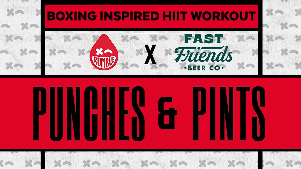 FREE Rumble Boxing Class @ Fast Friends Beer Co., Fast Friends Beer ...