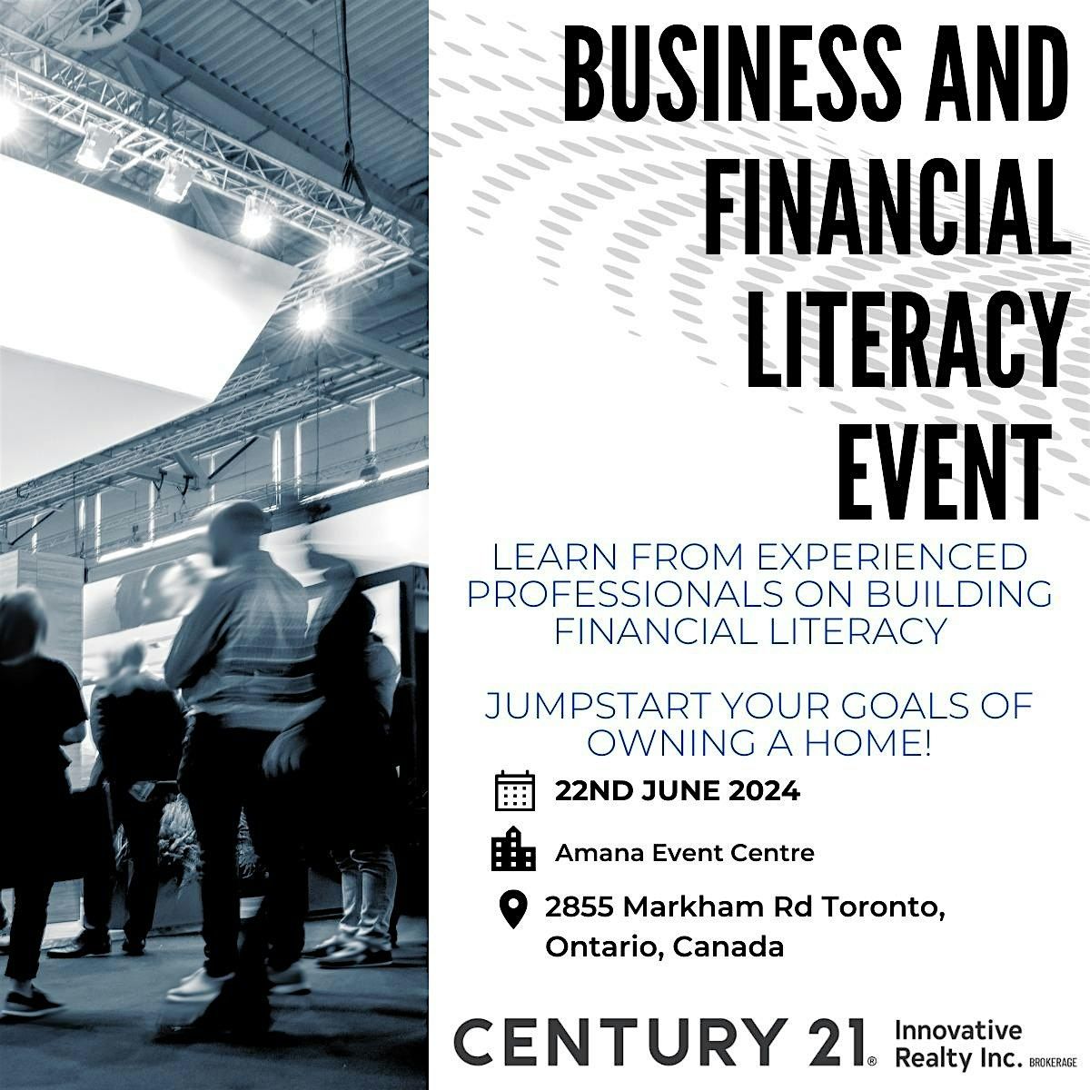 Business and Financial Literacy Event, Amana Conference Centre and ...