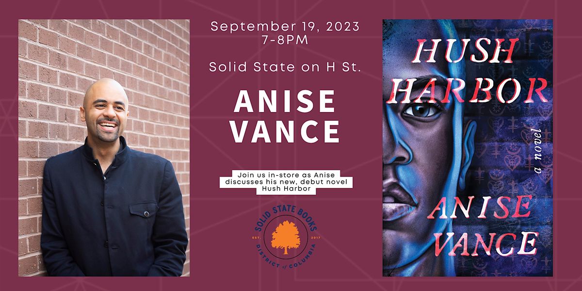 Author Anise Vance @ Solid State Books on H St., Solid State Books, Washington, 19 September ...