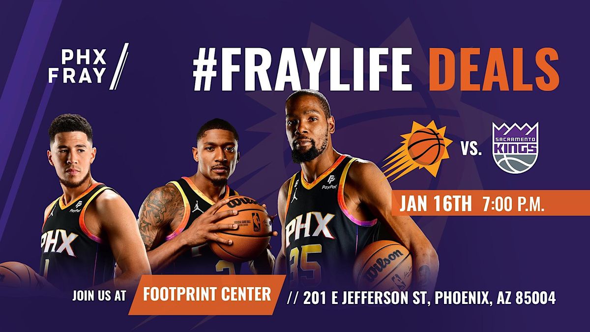 #FrayNight with the PHX Suns!, Footprint Center, Phoenix, 16 January ...