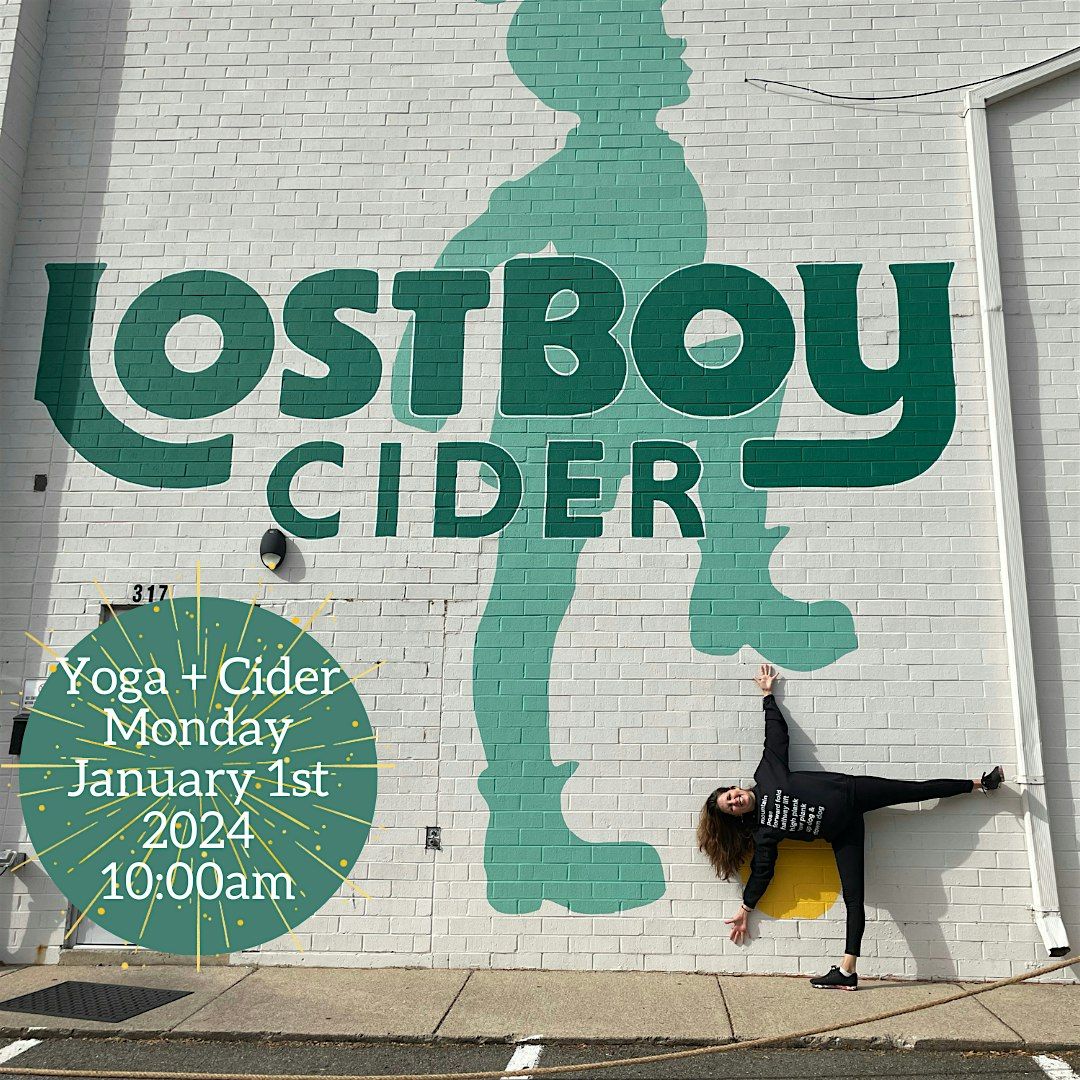 Yoga + Cider at Lost Boy New Years Day 2024, Lost Boy Cider, Alexandria ...