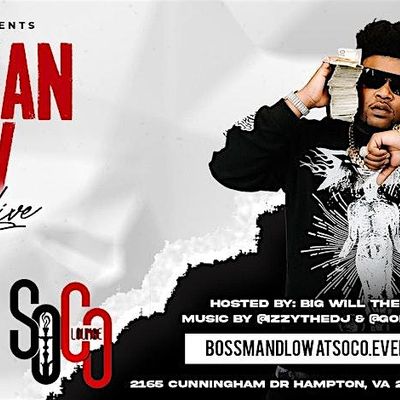 BossMan D-Low Performing Live At SoCo Lounge, 2165 Cunningham Dr ...