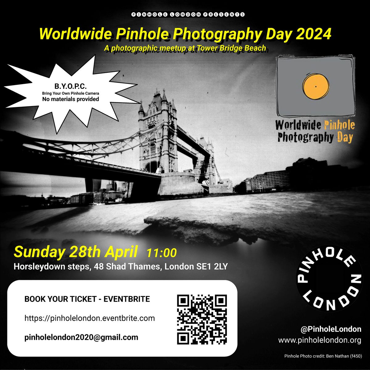 Worldwide Pinhole Photography Day 2024, Horsleydown steps, London, 28 ...