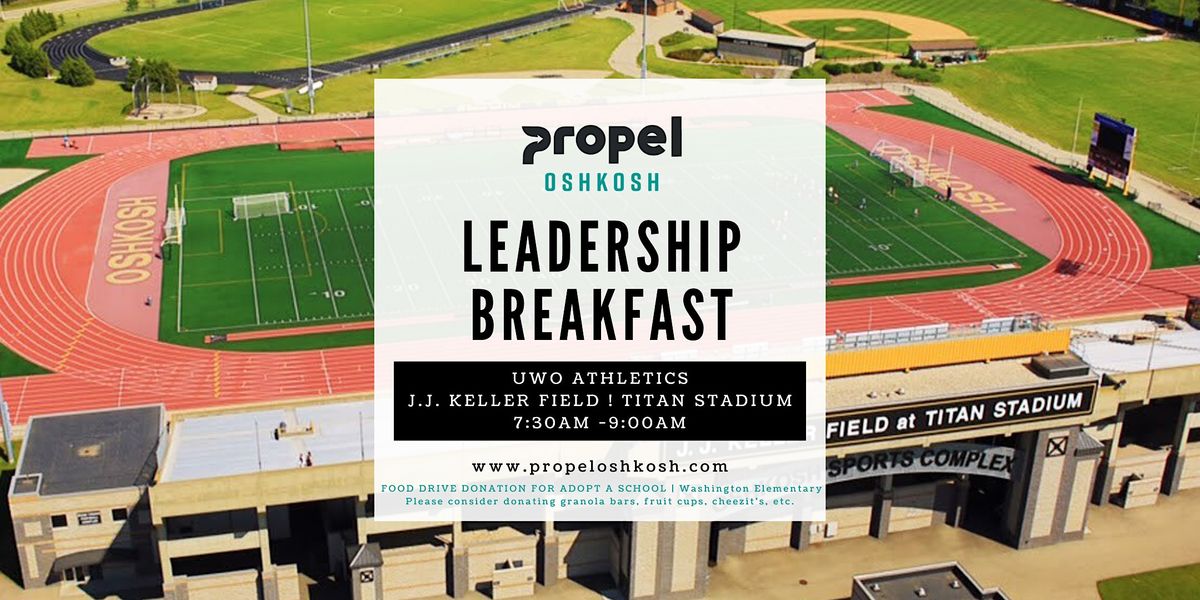 Leadership Breakfast - UWO Football Coach Jennings, J.J. Keller Field ... Leadership Breakfast - UWO Football Coach Jennings, J.J. Keller Field ...