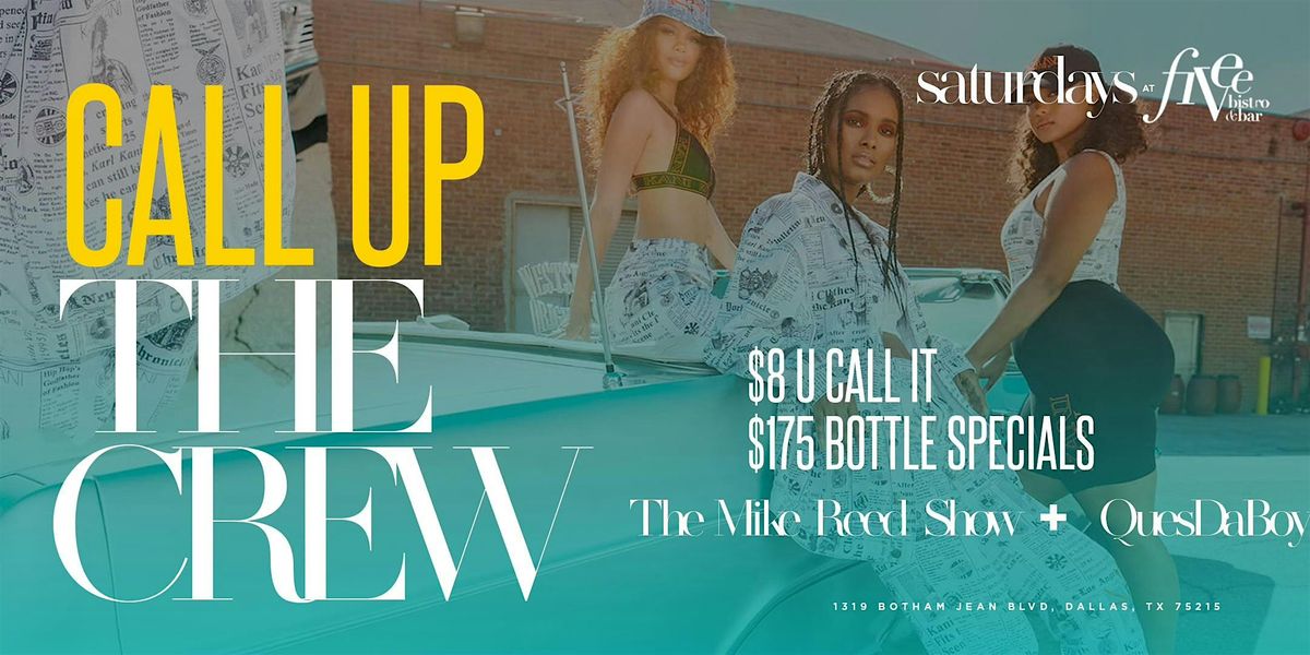 Call Up The Crew Brunch + Day Party, 1319 Botham Jean Blvd, Dallas, 2 ...