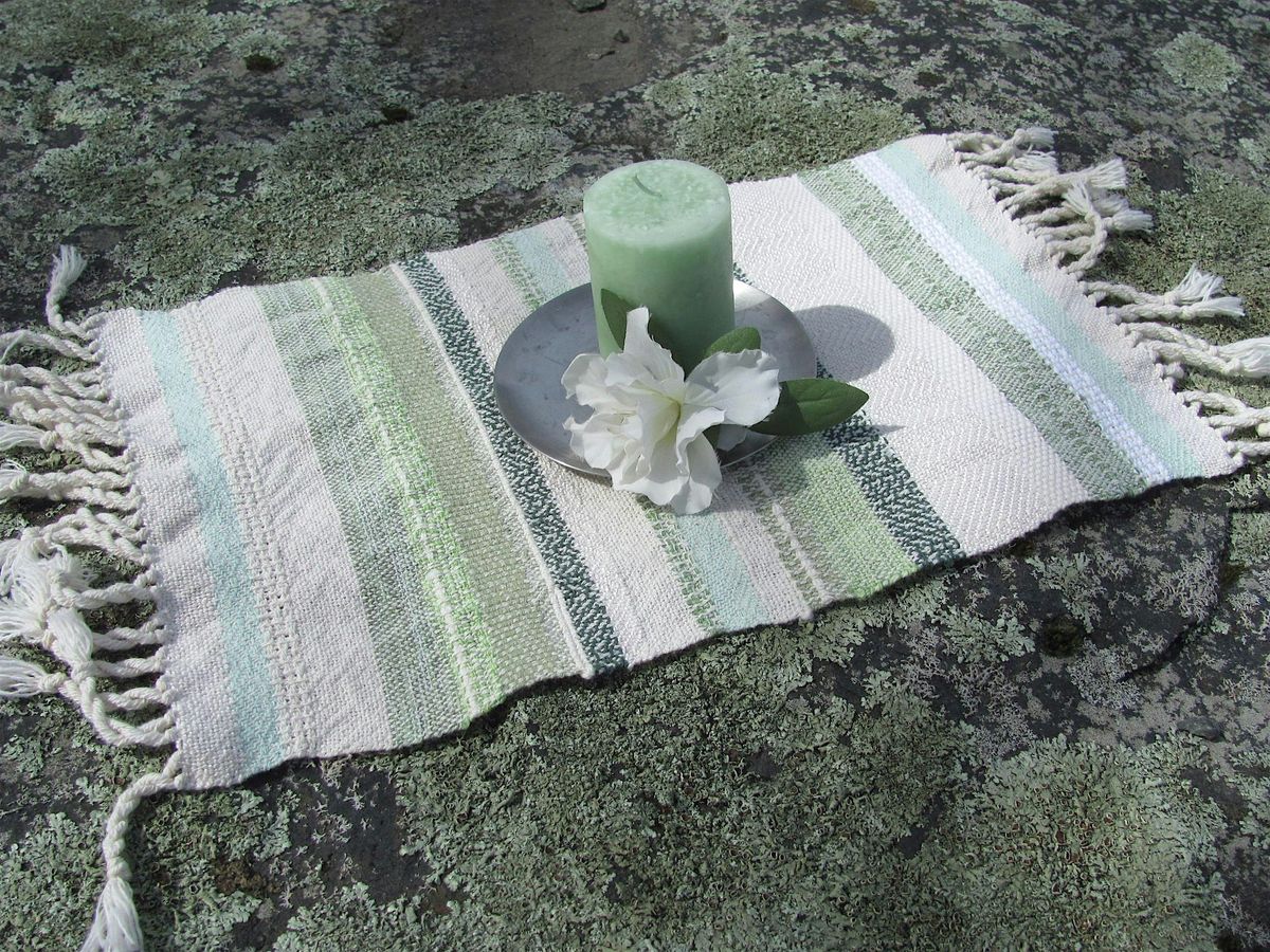 Spring Table Mat, Beginner Loom Weaving Workshop 1, Amy C Lund ...