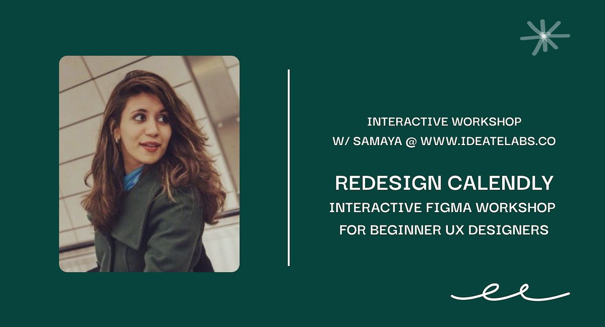 Redesign Calendly: Interactive Figma Workshop, April 24 2024 | Online Event | AllEvents