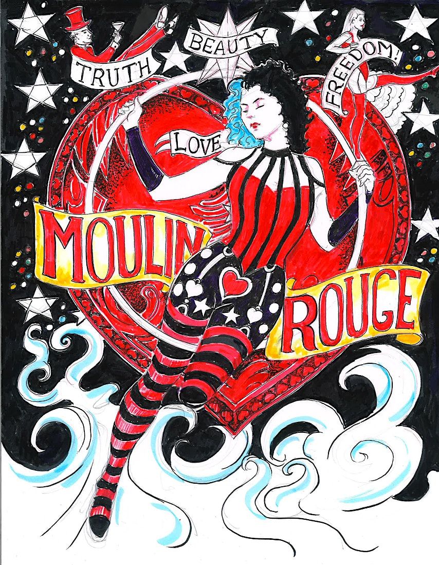Themed Life Drawing: Cult Classics MOULIN ROUGE, Draw Brighton, 18 ...