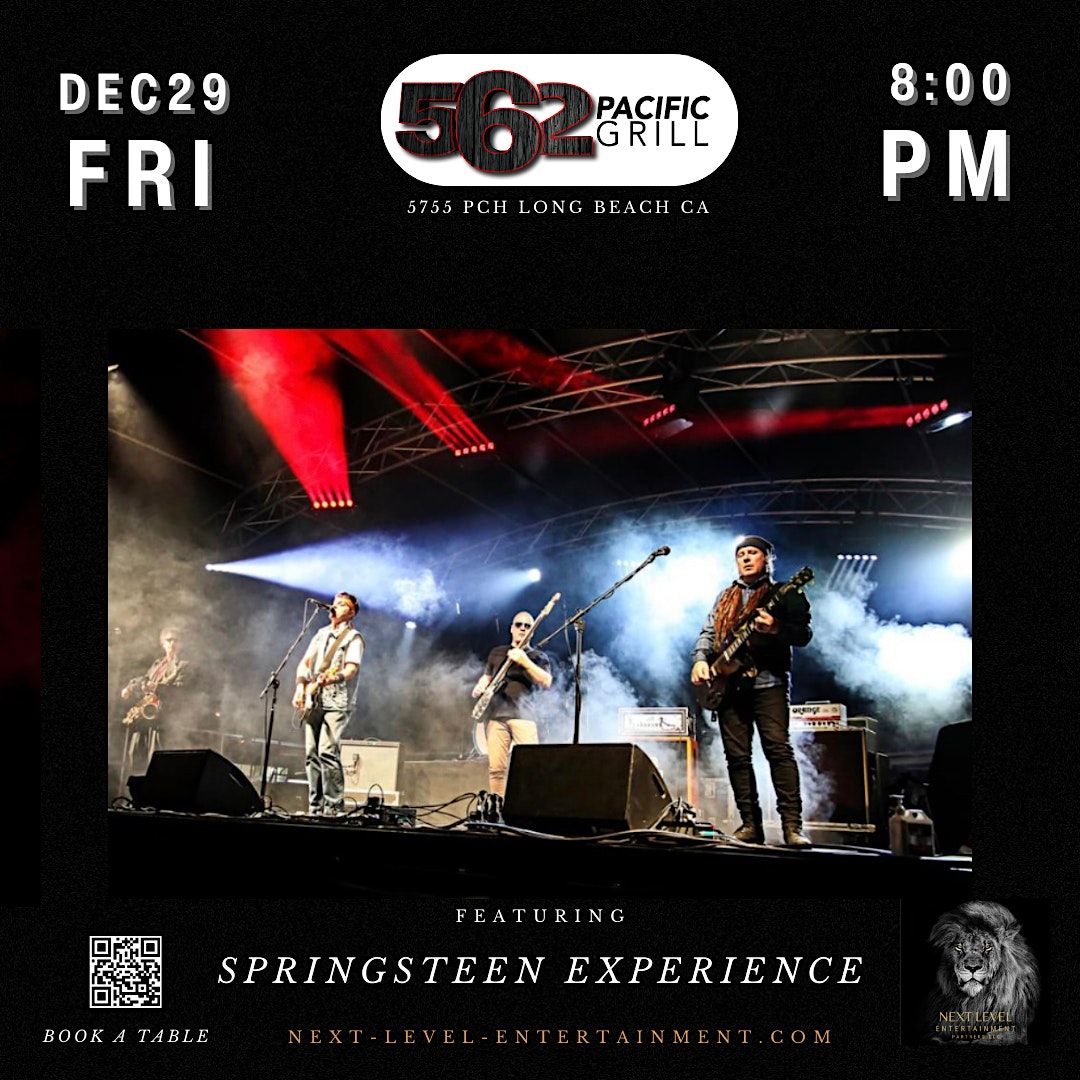 The Springsteen Experience, 562 Pacific Grill, Long Beach, 29 December ...