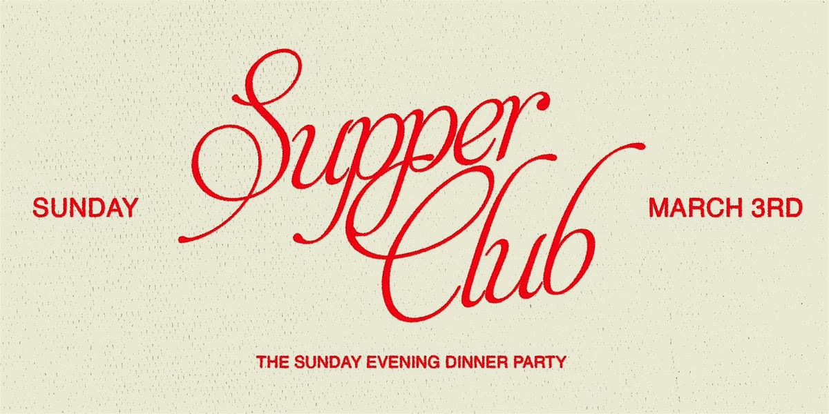 Supper Club : Dinner Party @ Wonderland, Wonderland Kitchen & Cocktails ...