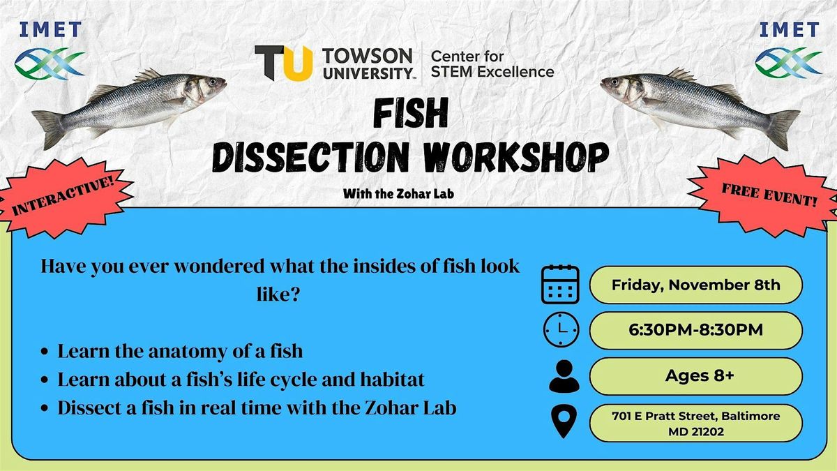 Fish Dissection Workshop, Institute of Marine and Environmental ...