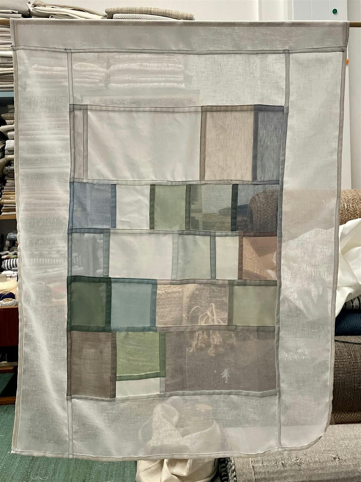 Attend Learn to sew a 'bojagi' style patchwork hanging reusing sheer ...