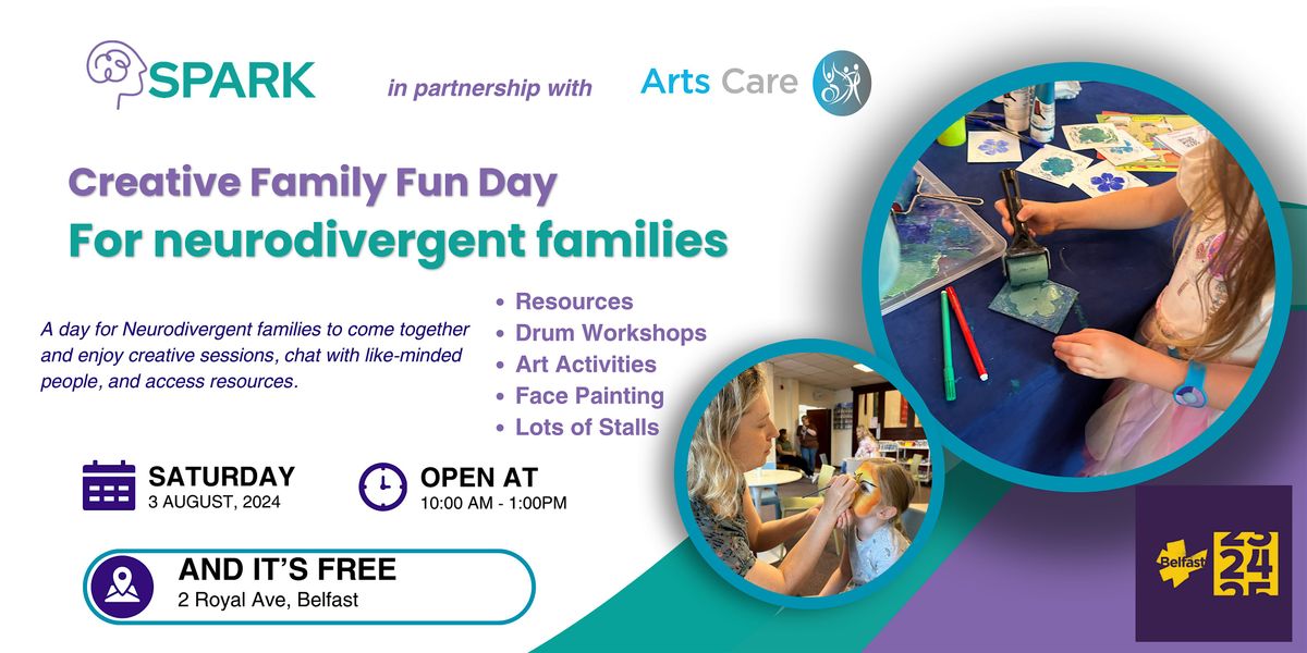 Creative Family Fun Day for Neurodivergent Families, 2 Royal Ave ...