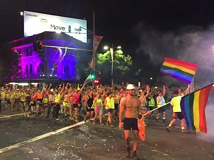 Gay Tradies World Pride Mardi Gras Float 2023, Oxford Street ...